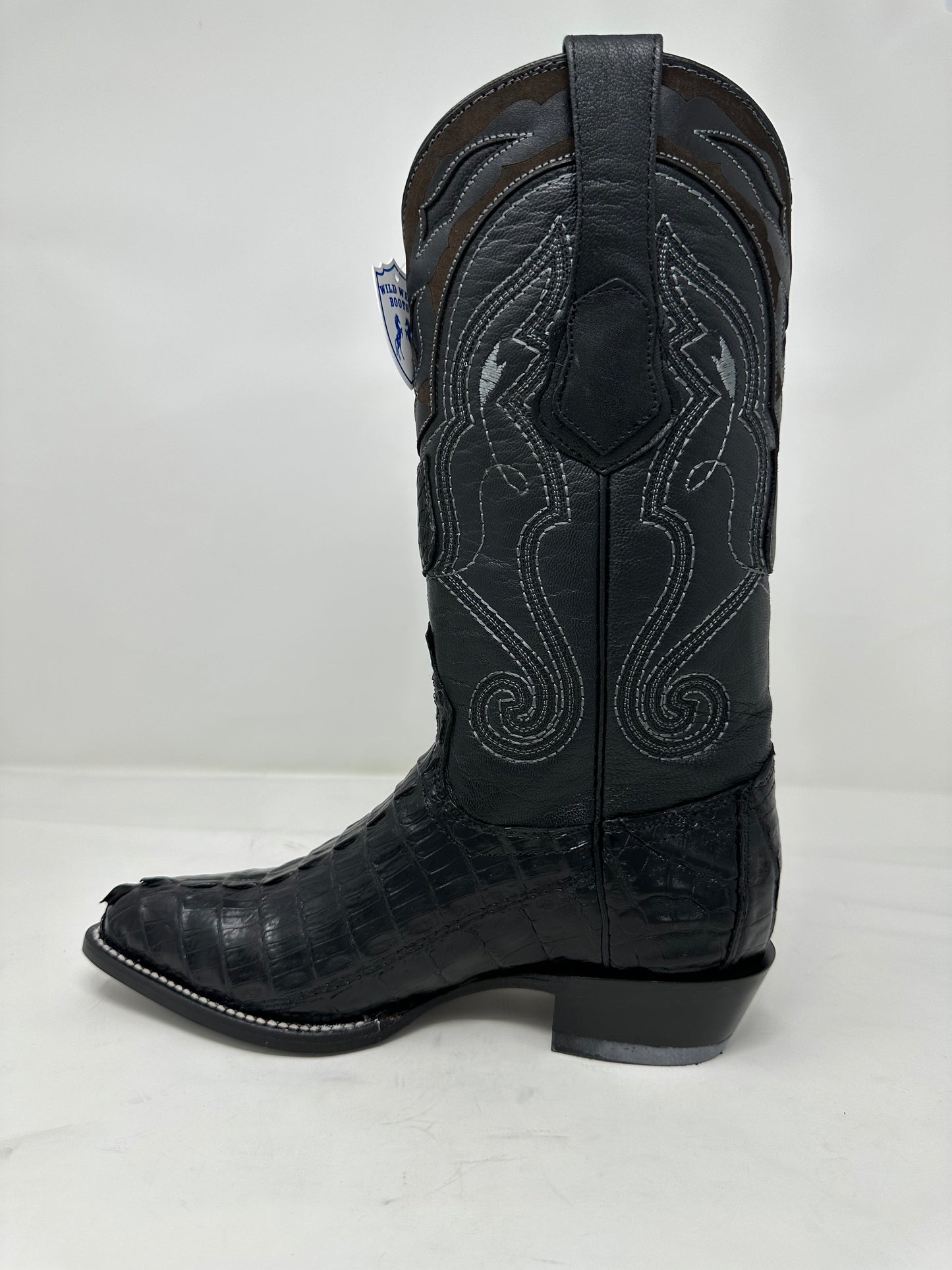 Men’s J-Toe Caiman Tail – El Mercadito Boots